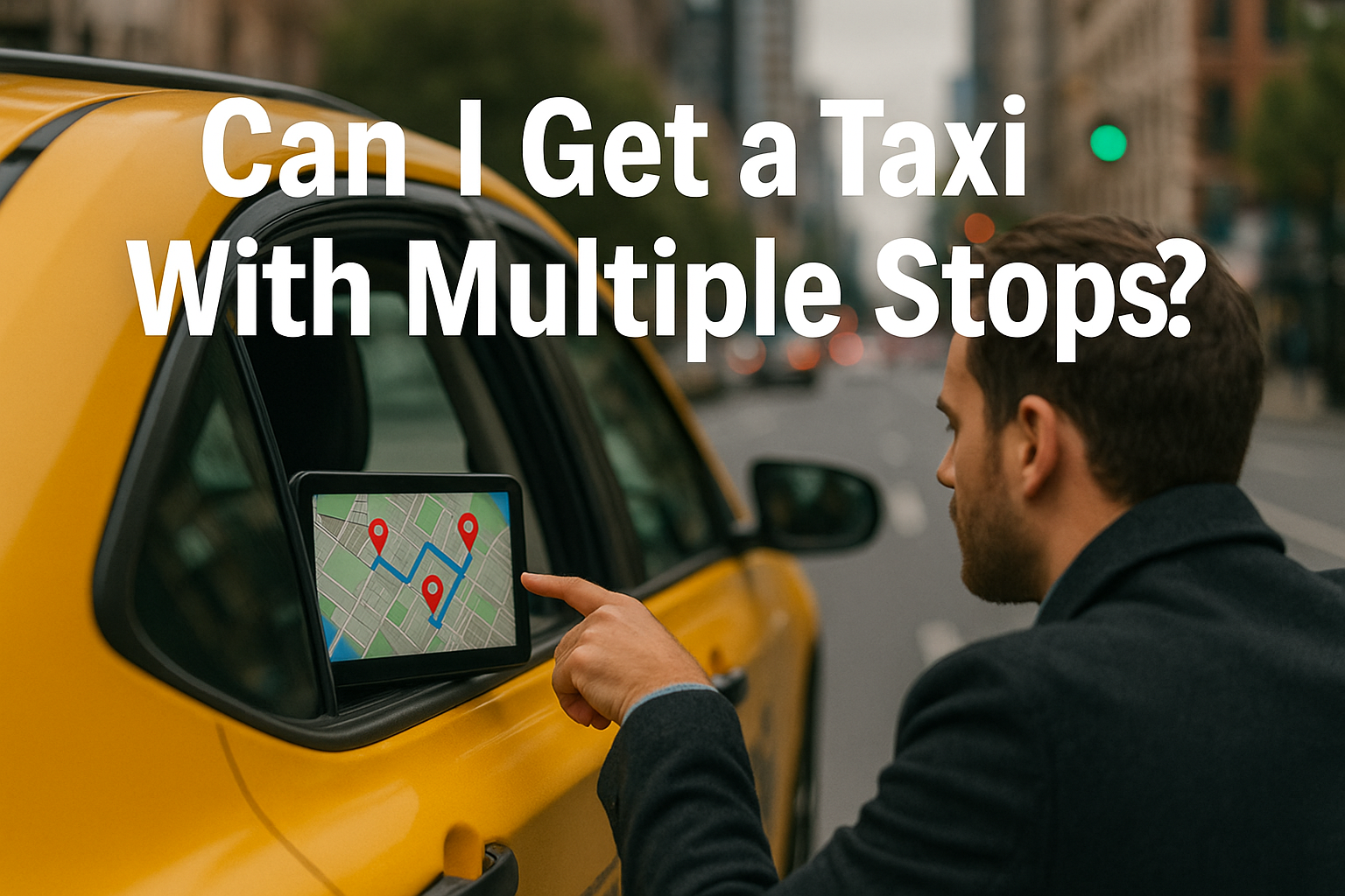 Can I Get a Taxi With Multiple Stops?